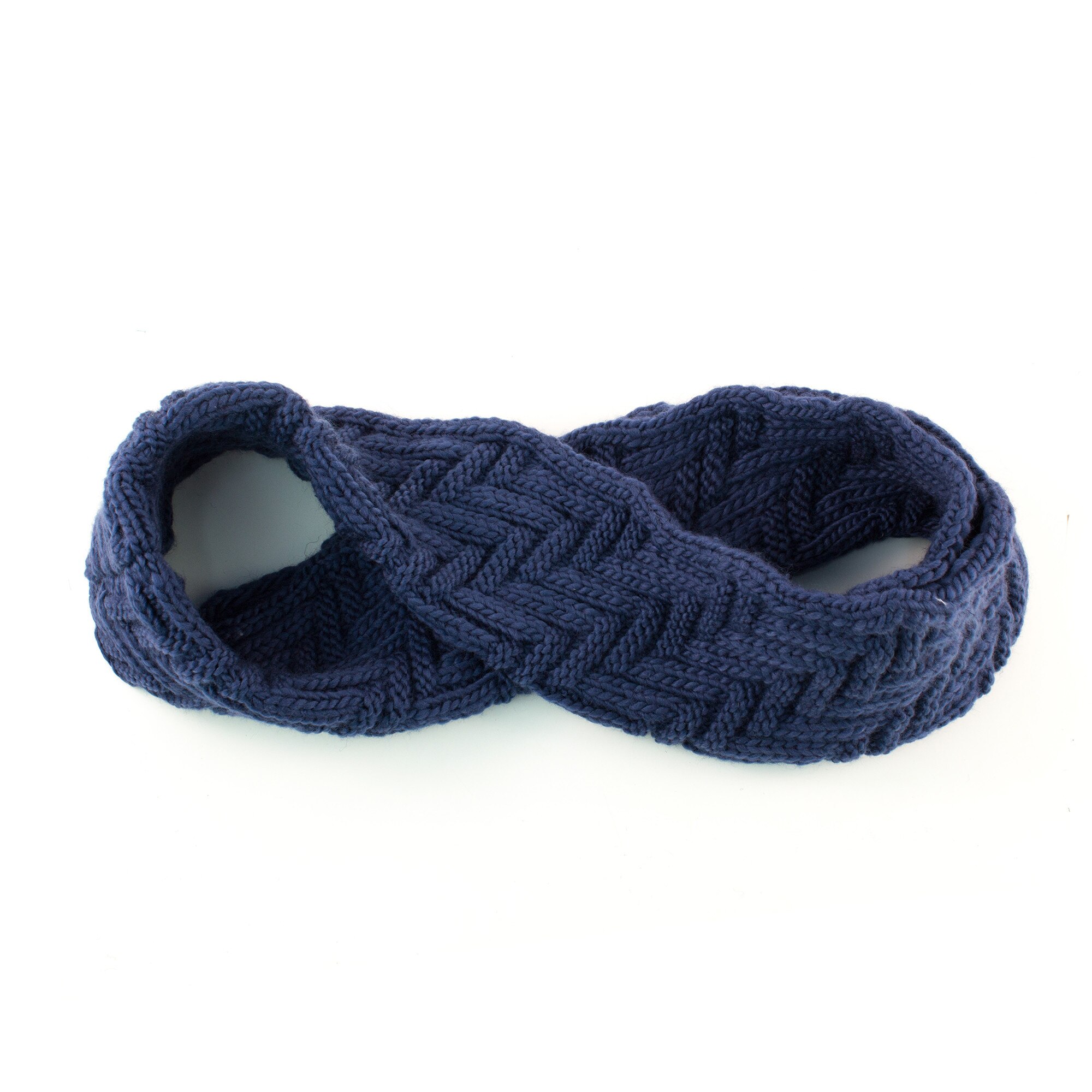 Fular circular dama tricotat D418-183-albastru - eMAG.ro