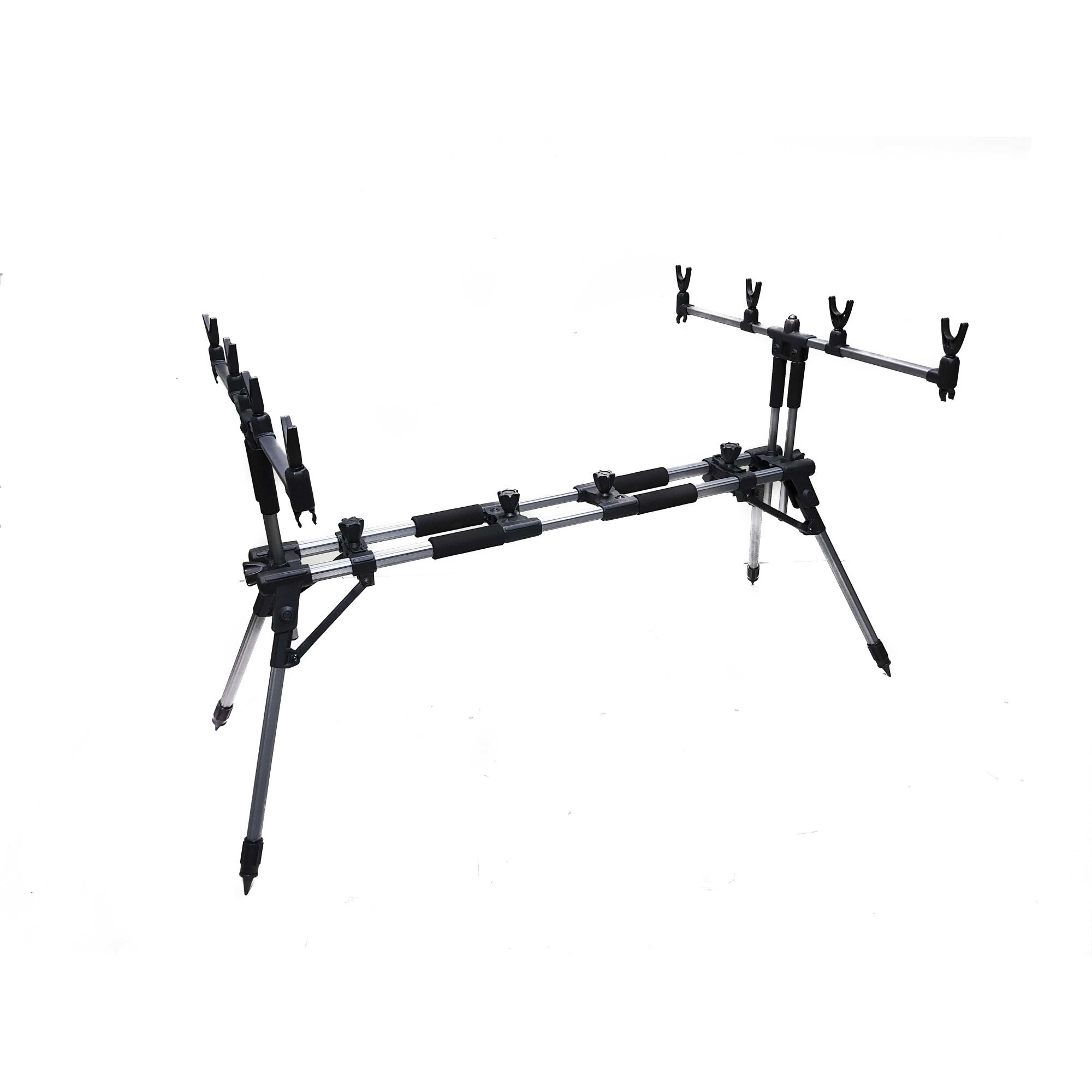 Rod Pod FishingLine UltraPRO Grey, 4 Picioare si 4 Posturi - eMAG.ro