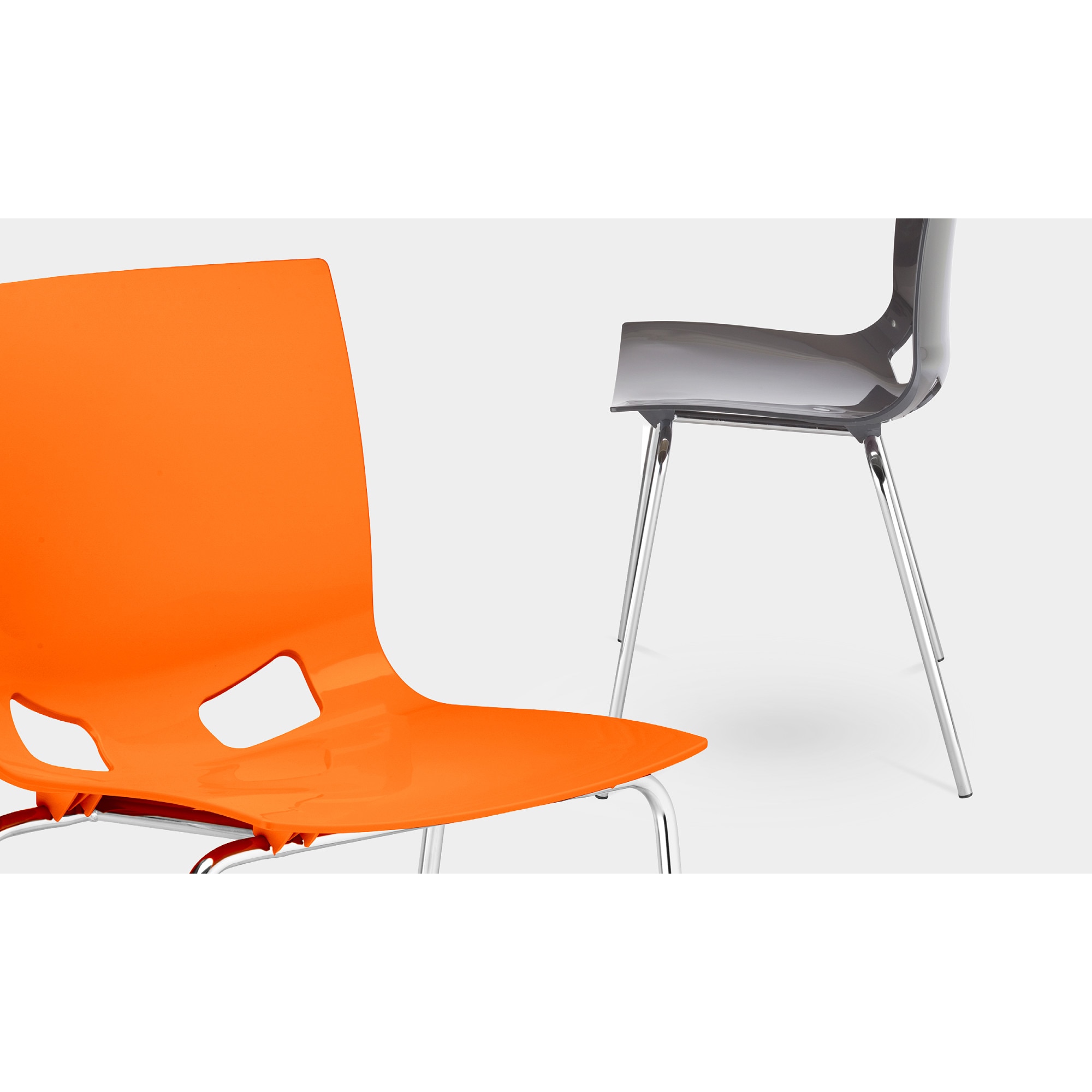 Scaun Fonduu cafenea/bucatarie de la Quantum, rosu, suprapozabil. - eMAG.ro