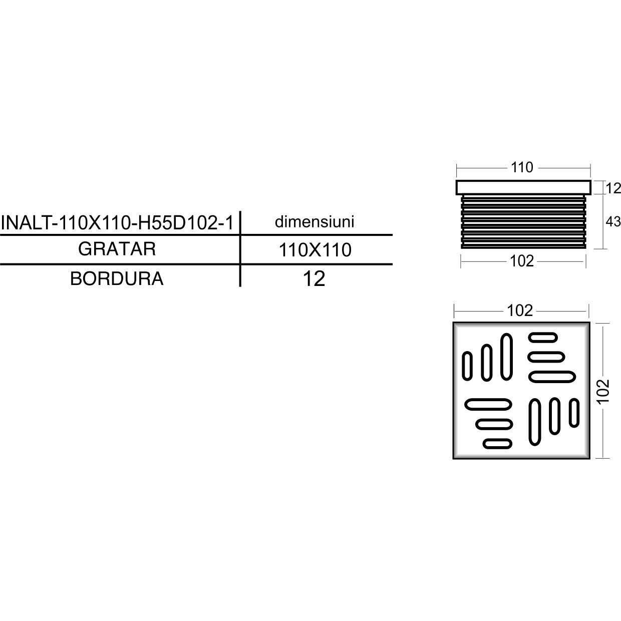 Inaltator 110x110, reglabil, cu gratar INOX - eMAG.ro