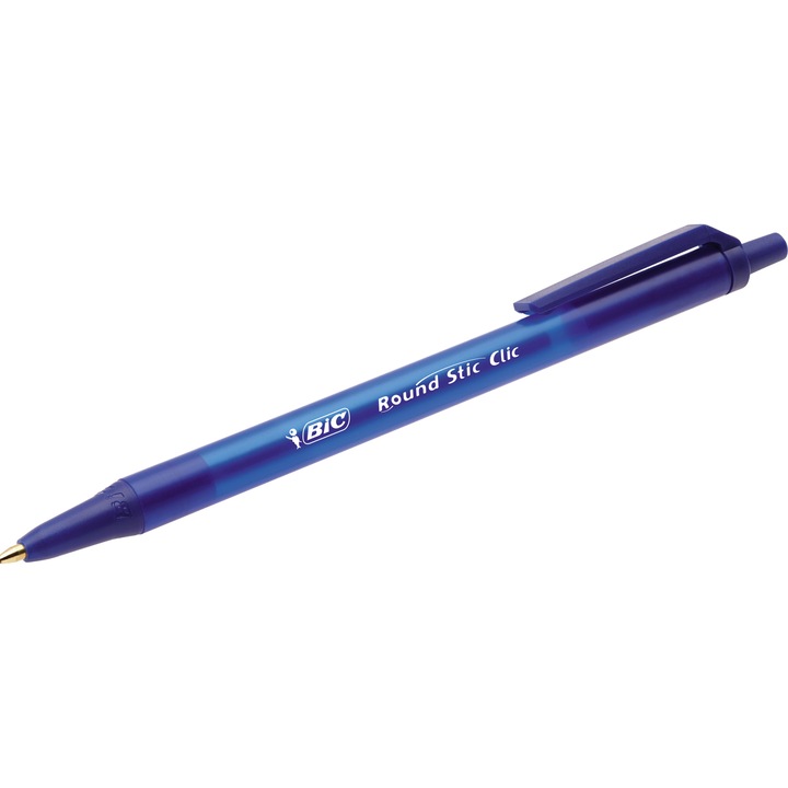 Pix Round Stic Clic albastru box 20, BIC - eMAG.ro