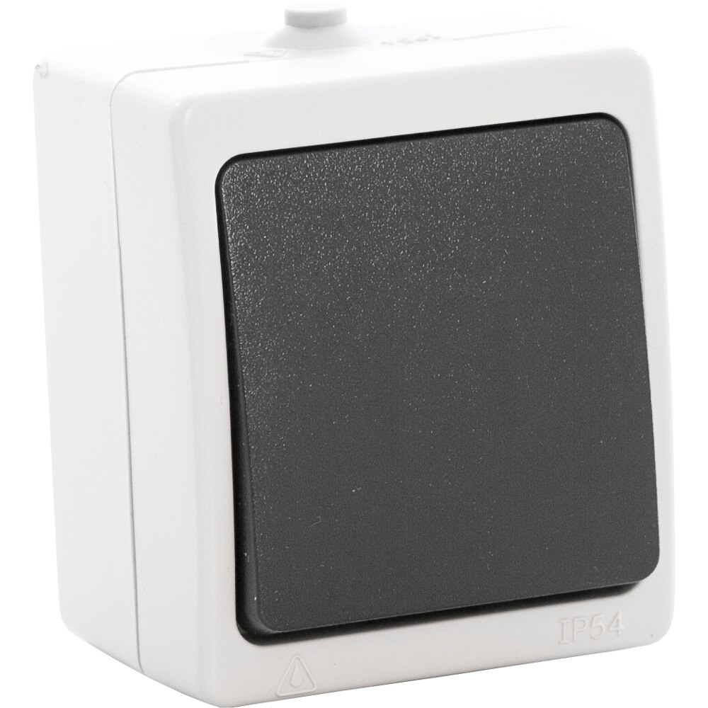 Intrerupator simplu Starke, aparent, gri, ST00235 - eMAG.ro