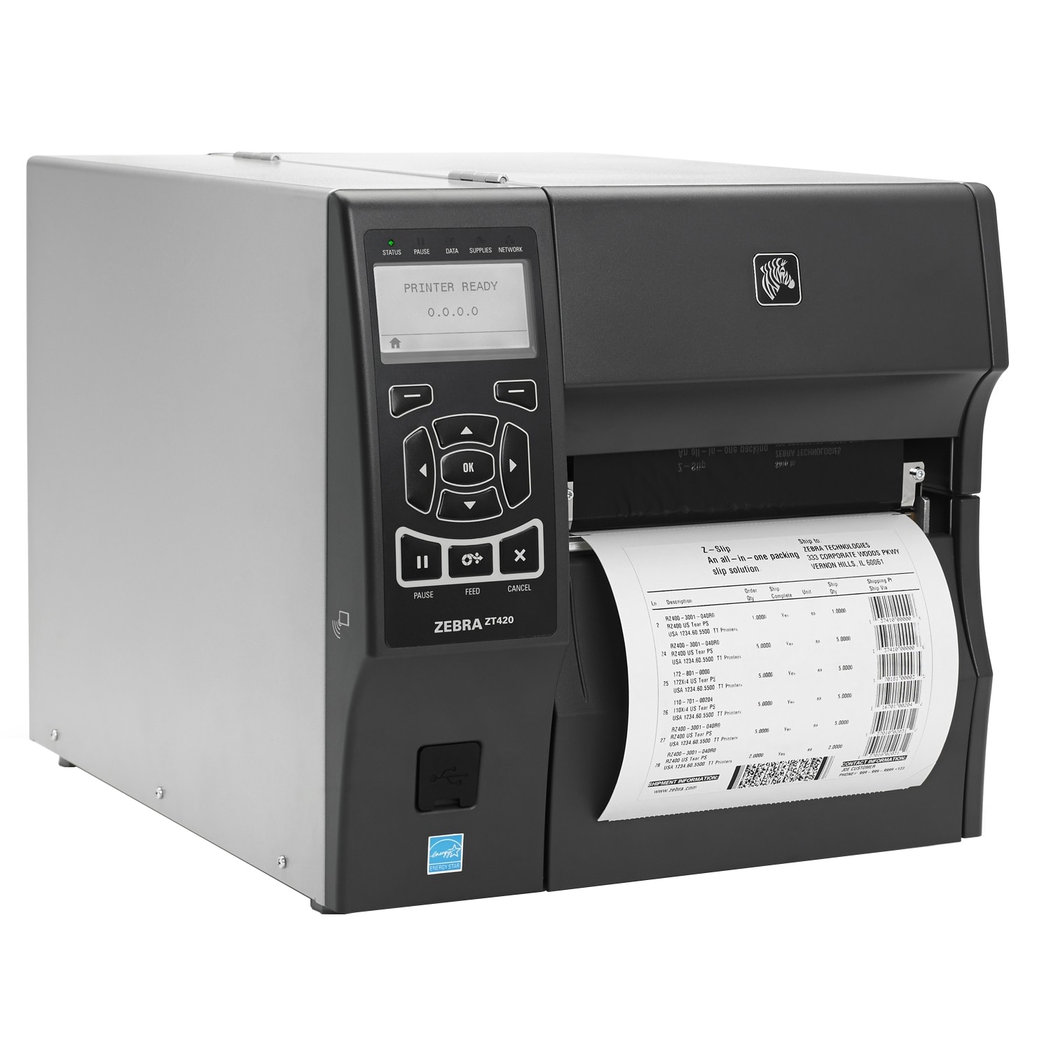 Imprimanta de etichete Zebra ZT420, 203DPI - eMAG.ro