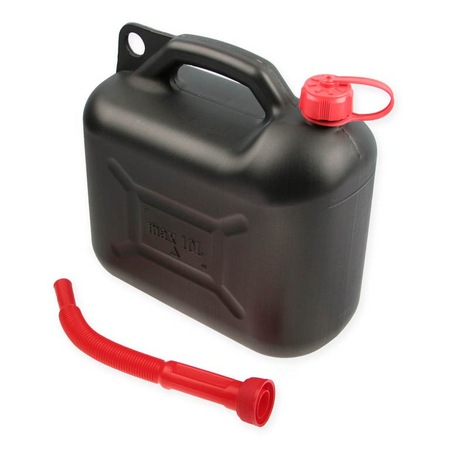 Bidon combustibil, VAPOL, 10L, Plastic, Negru - eMAG.ro