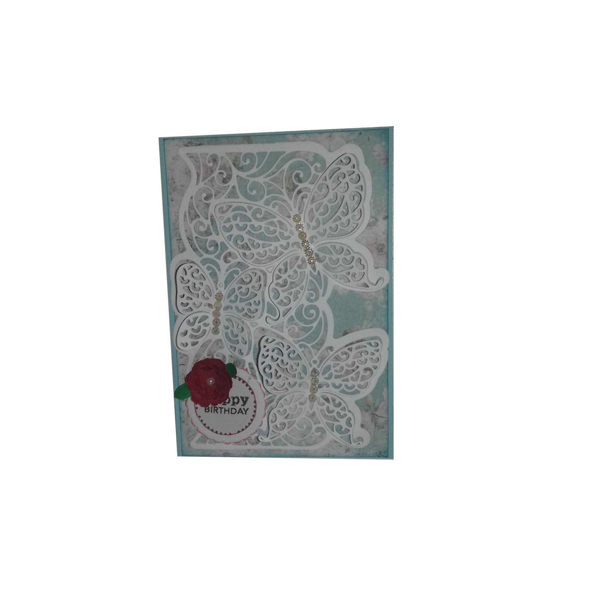 Felicitare pentru aniversare realizata manual, Dan@rt, 169 x 124 mm, cu ...