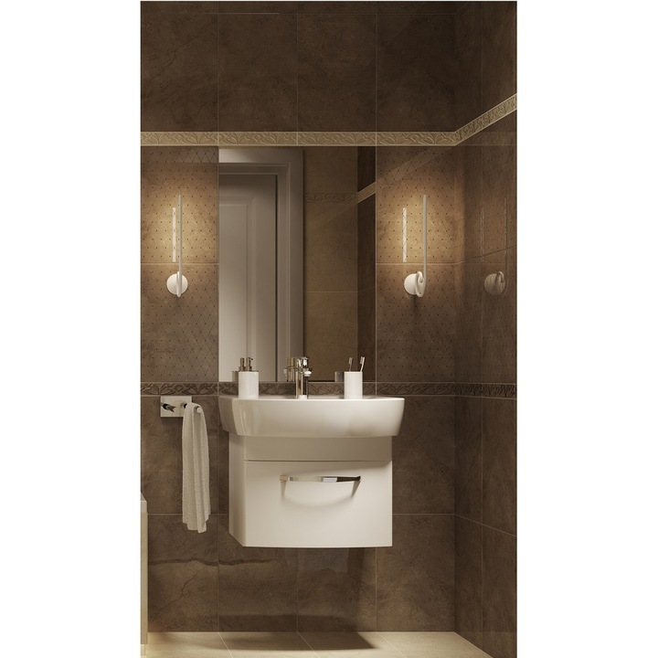 Lavoar, Cersanit, Pure, 55 cm, K101-010 - eMAG.ro