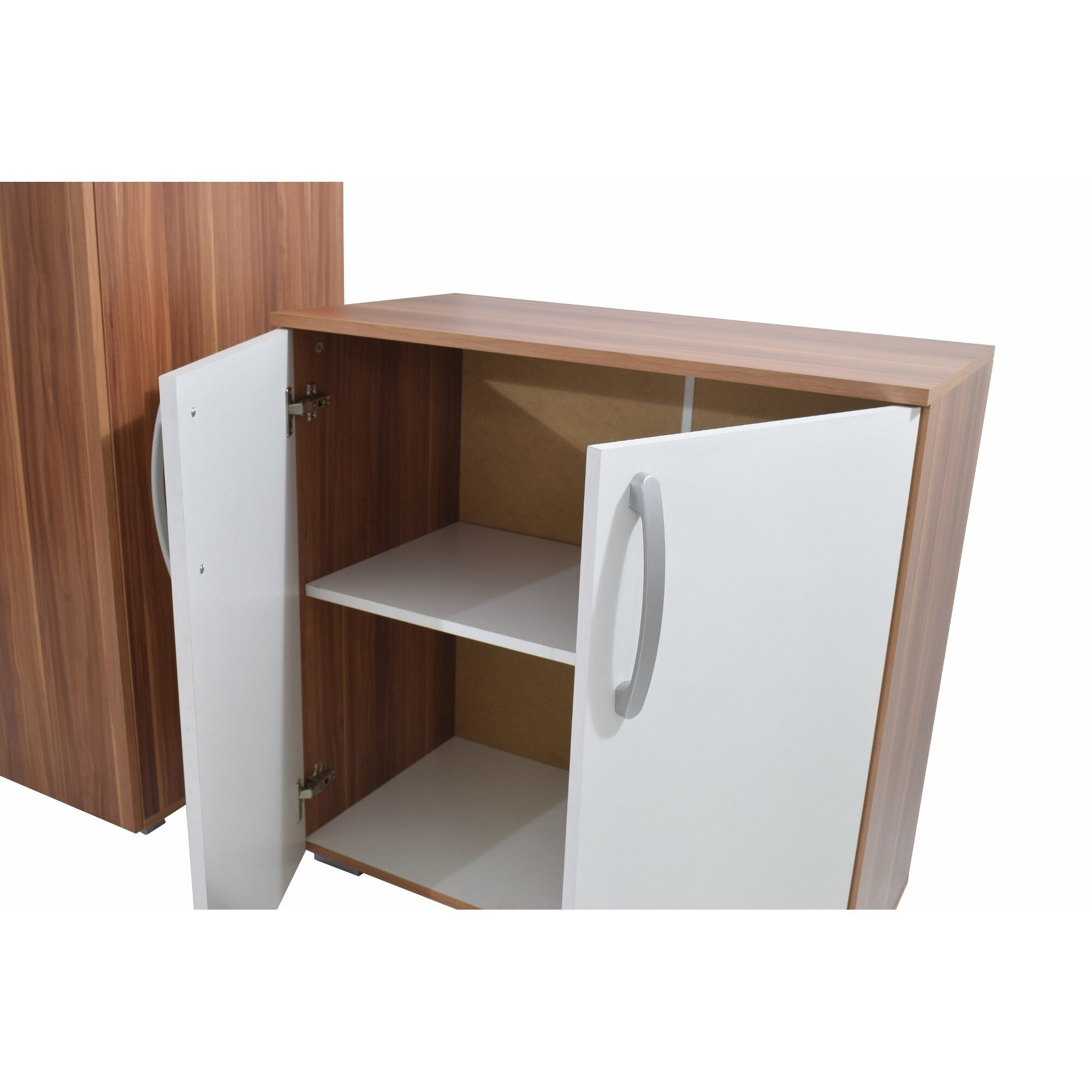 Set Dormitor Paris, Prun/Alb - eMAG.ro