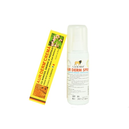 Pachet aur derm pentru probleme dermatologice 2 buc. Elzin Plant - eMAG.ro