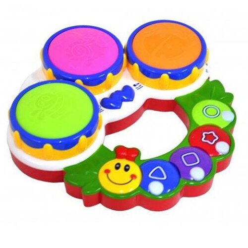 Jucarie interactiva omida, cu sunete si lumini, multicolora, 16 melodii ...
