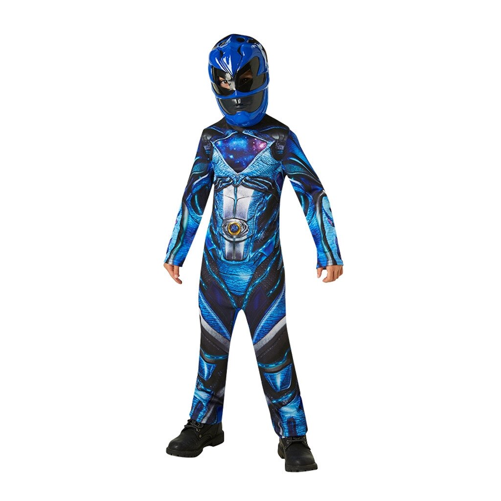 Costum Power Rangers Albastru 8-10 ani - eMAG.ro
