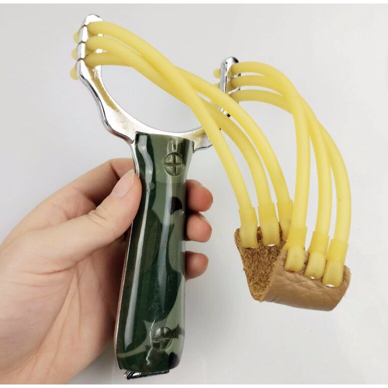 Мощна високоскоростна прашка, камуфлажен дизайн, метално тяло, iZowe ...