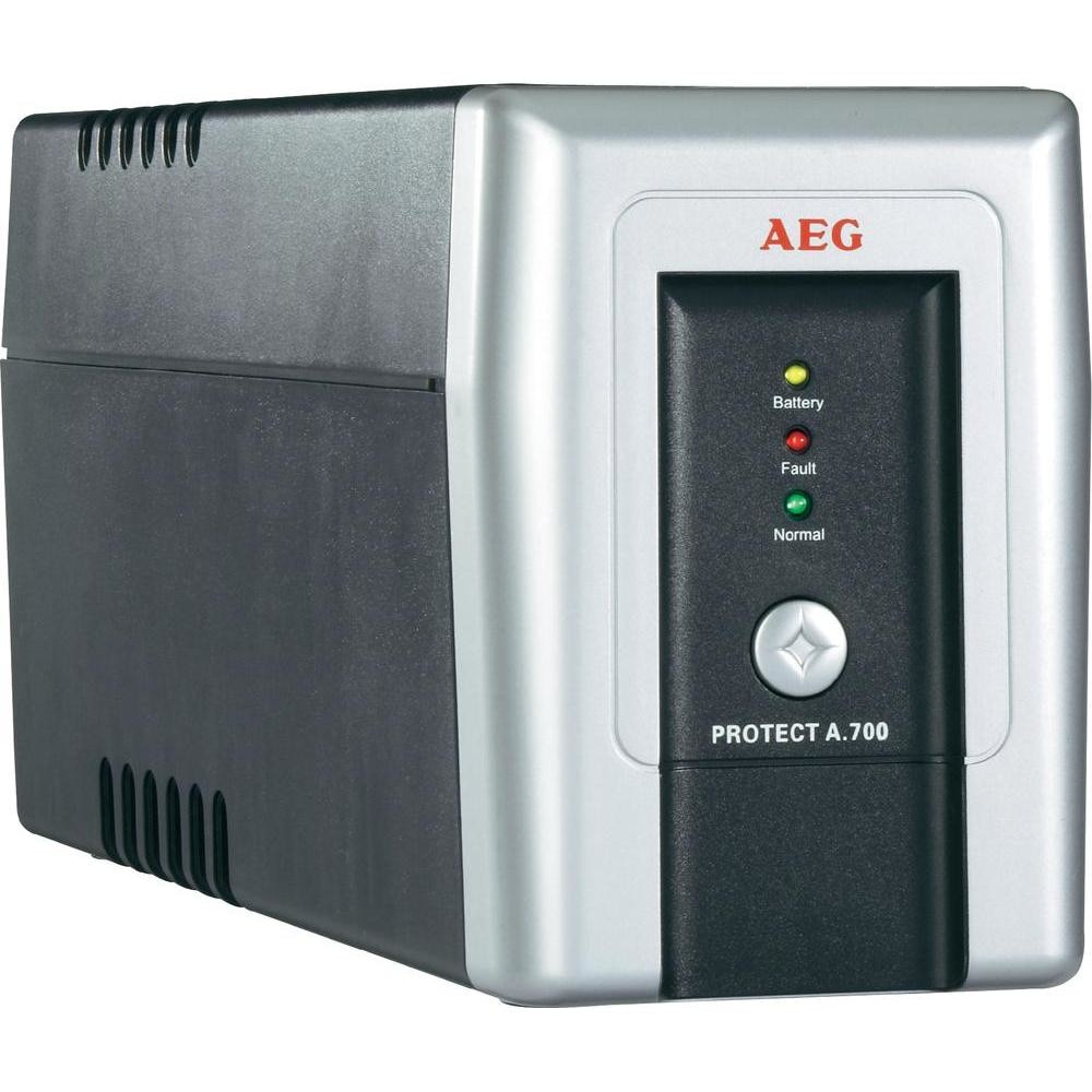 UPS AEG Protect A 1400VA / 840W, Line-Interactiv cu LCD, AVR-Reglaj ...