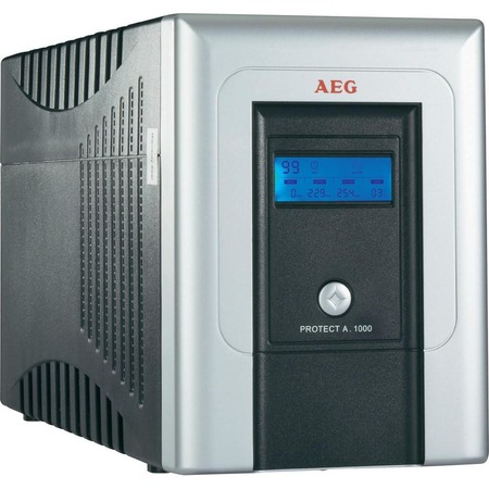 UPS AEG Protect A 1400VA / 840W, Line-Interactiv cu LCD, AVR-Reglaj ...