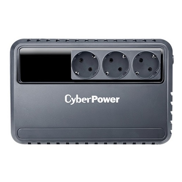 UPS CyberPower BU650E, 650VA/360W, 3 prize Schuko, AVR - eMAG.ro