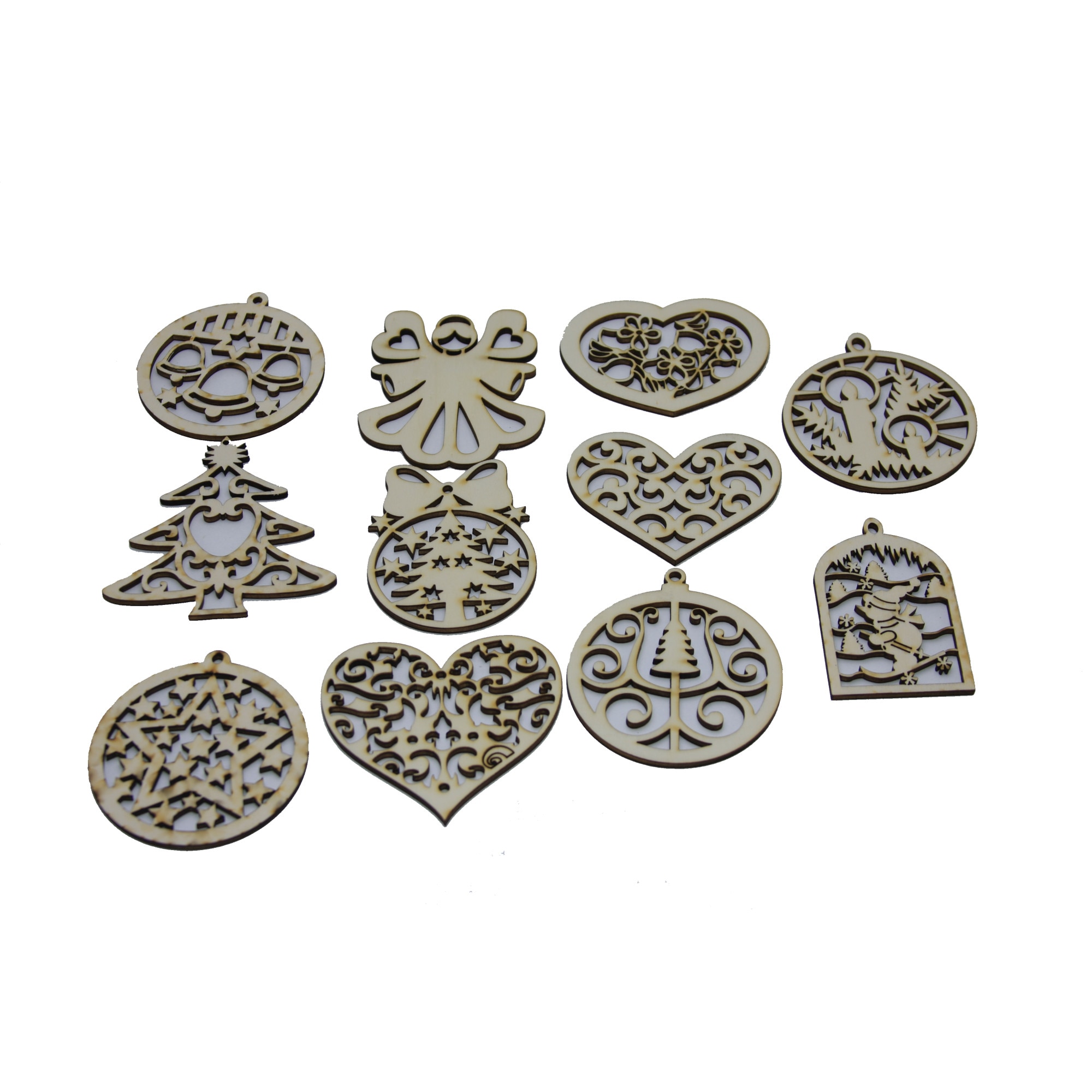 Globulete de Craciun,set 11 buc ,diverse forme, clopotei,inimioare ...