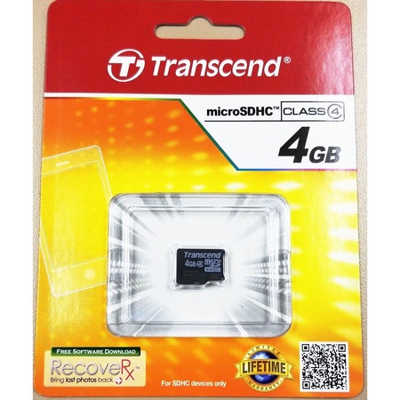 Карта памет Transcend microSDHC, 4 GB, Class - eMAG.bg