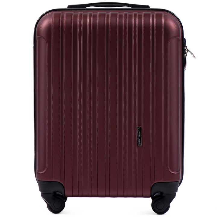 Set Troler, WINGS, FLAMINGO, ABS, 4 Roti, M+L Extensibil, 3 Piese ...