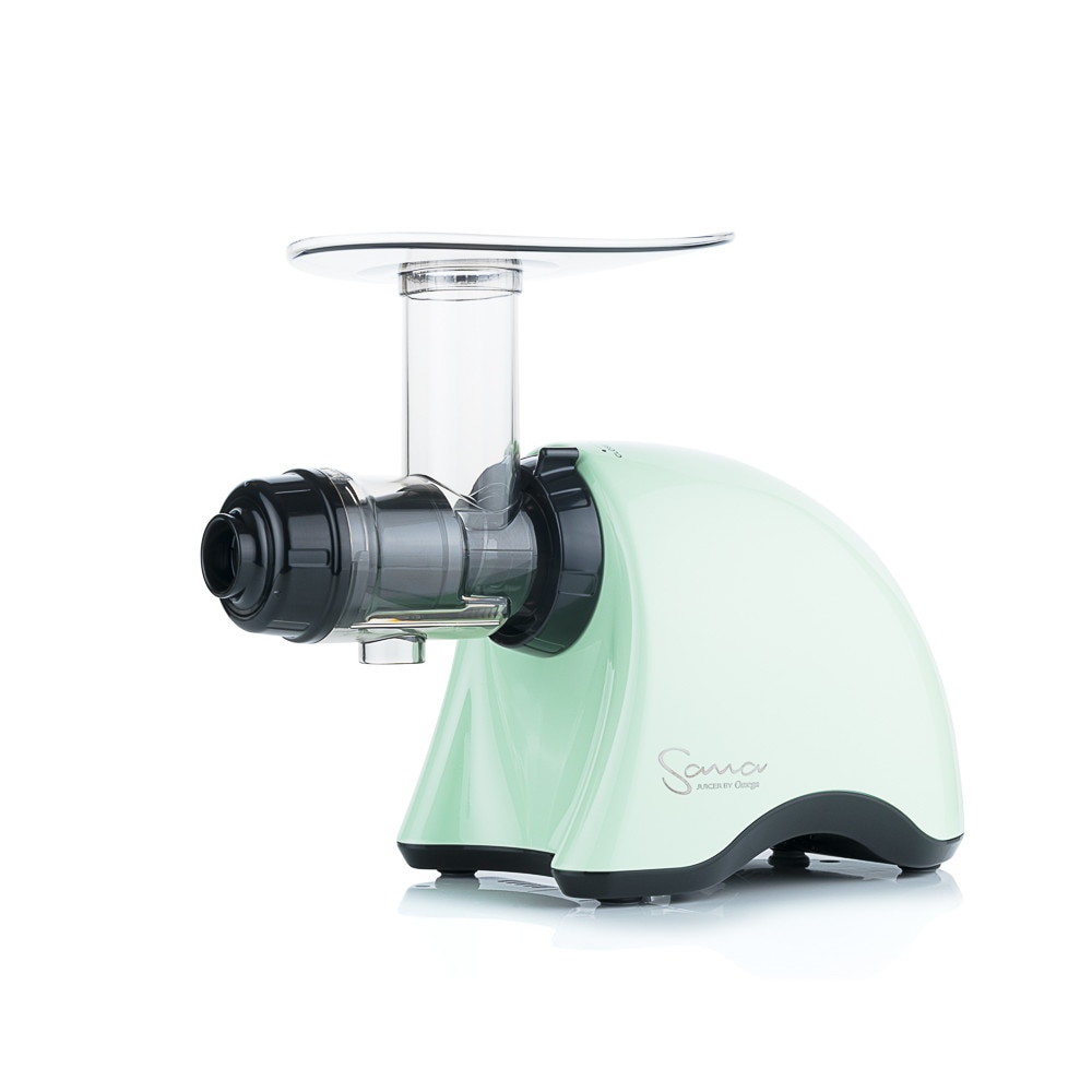 Storcator de fructe si legume, Sana, Plastic, 200 W, Negru/Verde - eMAG.ro