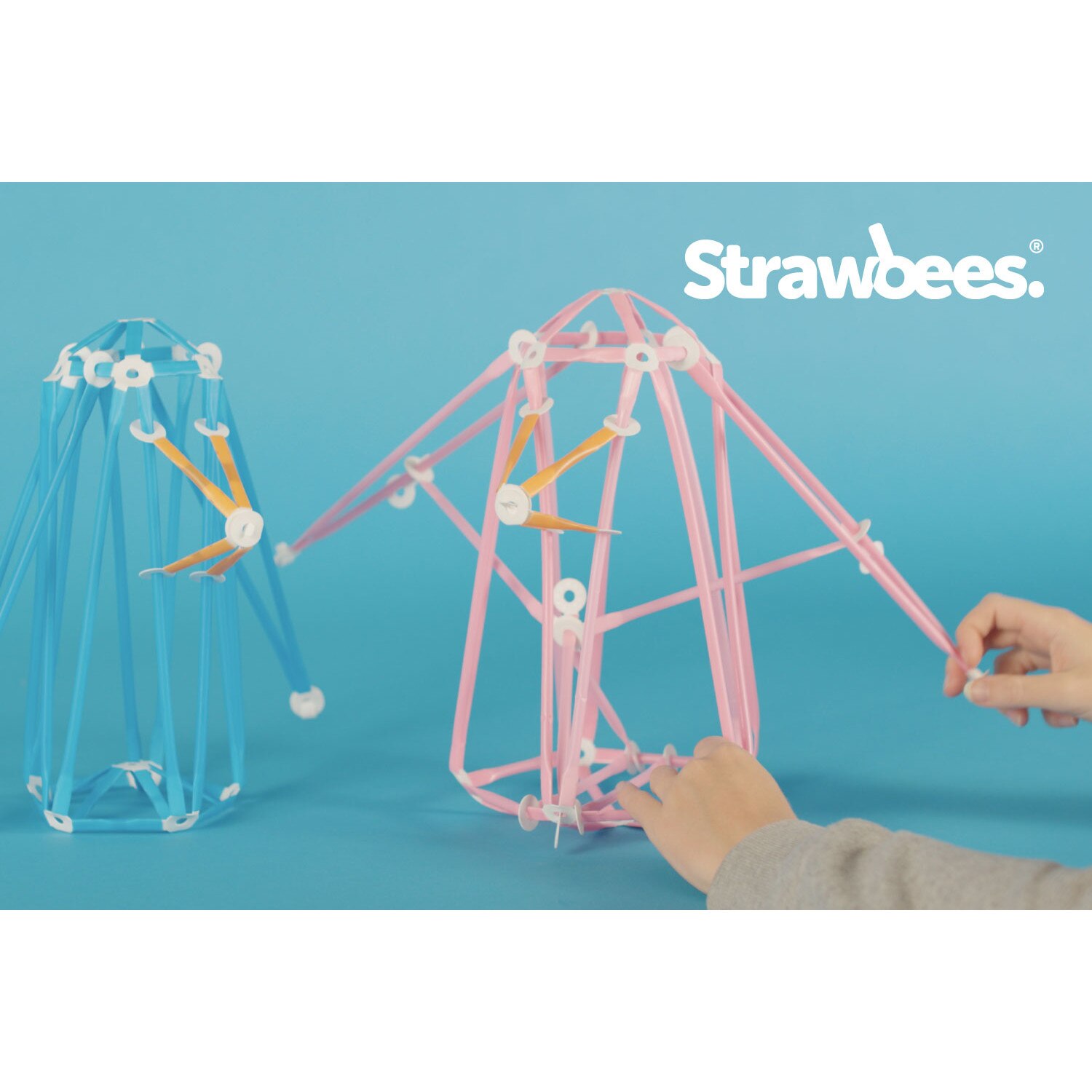 Set constructie Strawbees "Inventor Kit" - eMAG.ro