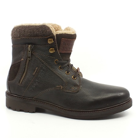 Ghete barbati, piele, Bugatti, maro, 43 - eMAG.ro