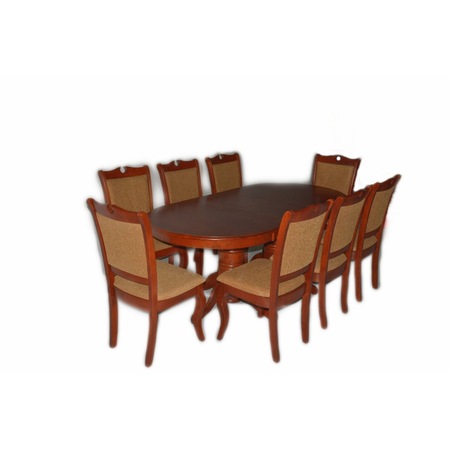 Set masa ovala living/bucatarie extensibila si 8 scaune RH 7038 ext ...