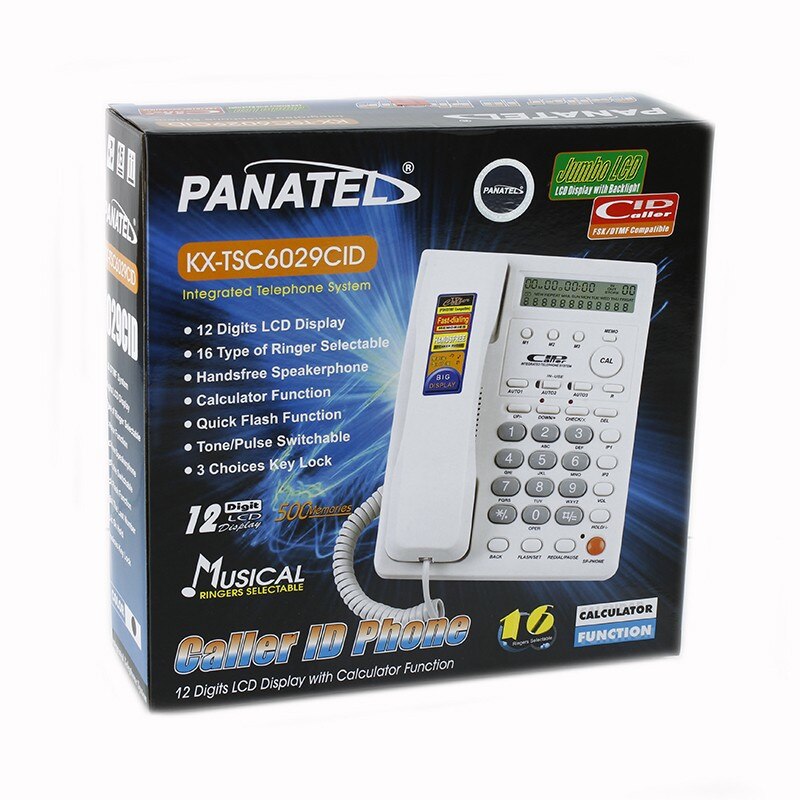 Telefon fix, ecran LCD, memorie 500 numere, FSK/DTMF, calculator - eMAG.ro