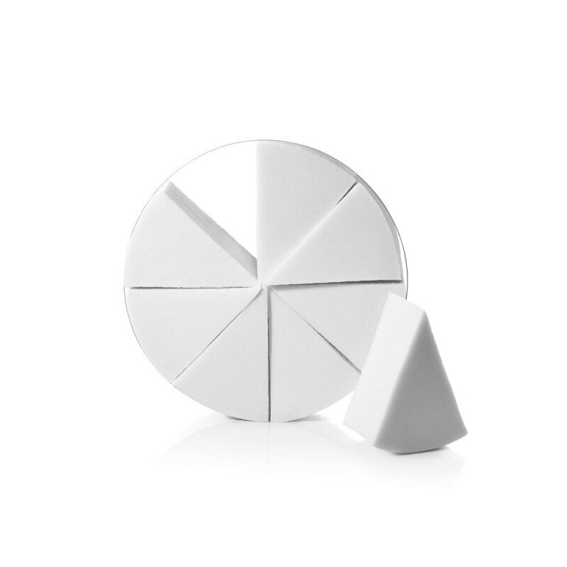 Set 8 Buretei Cosmetici Triunghiulari pentru Machiaj - eMAG.ro