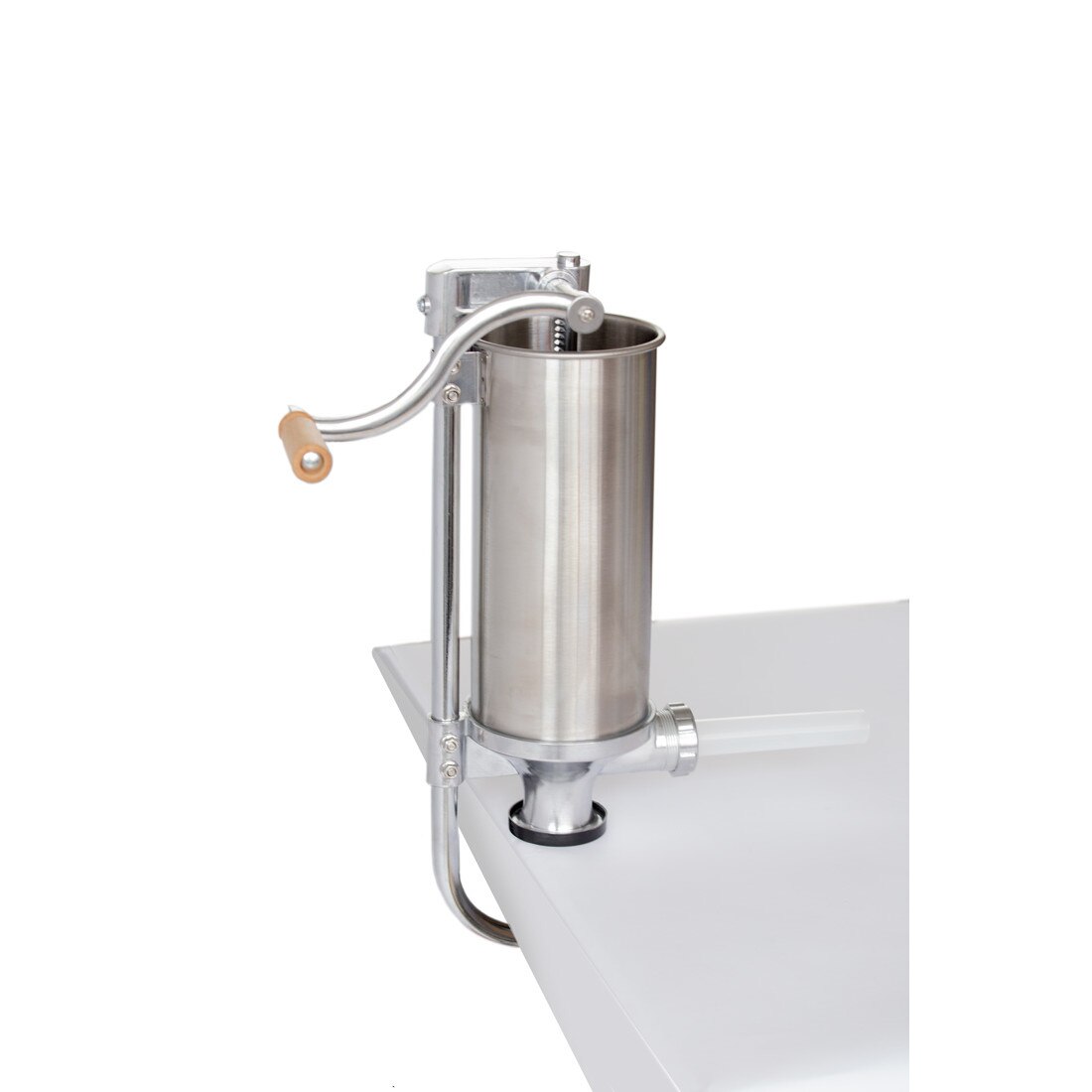 Pachet Carnatar, presa de umplut carnati vertical 4KG din INOX 100% ...