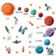 Stickere perete camera copii, Planetele 2, Stickermania, 60x90cm - eMAG.ro