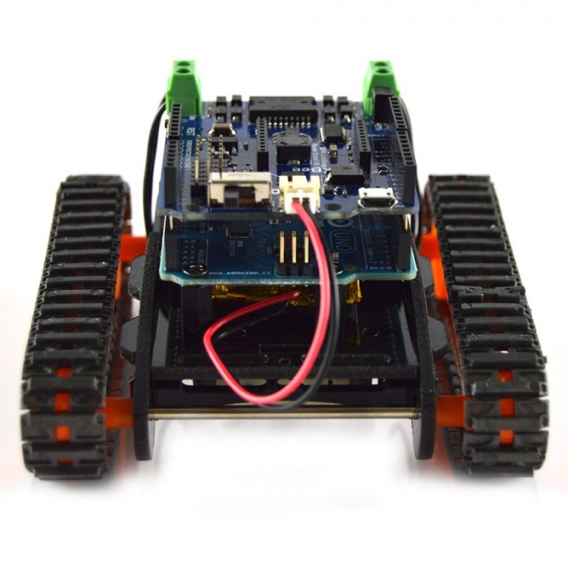 Kit Robot Tanc, Mini DFRobotShop Rover - Compatibil Arduino - eMAG.ro