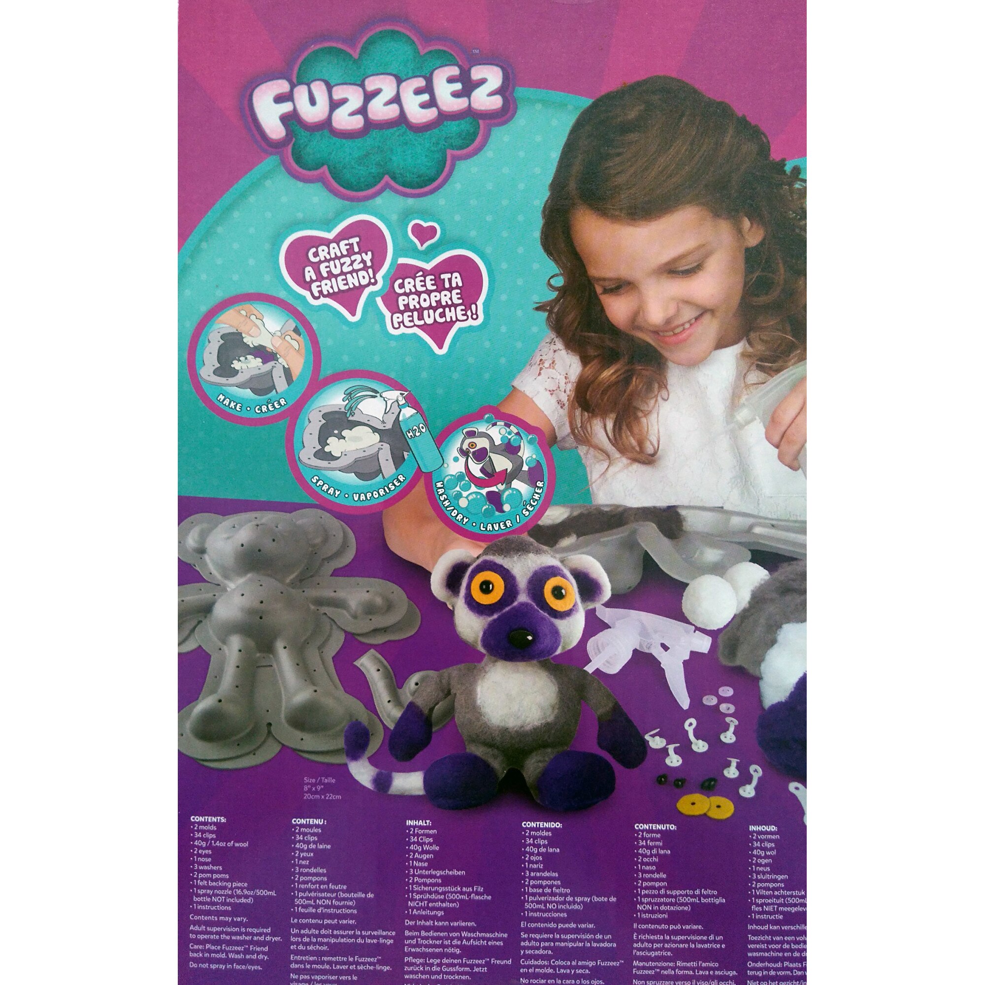 Направи си животно от вълна, Fuzzeez, Сиамска котка - eMAG.bg