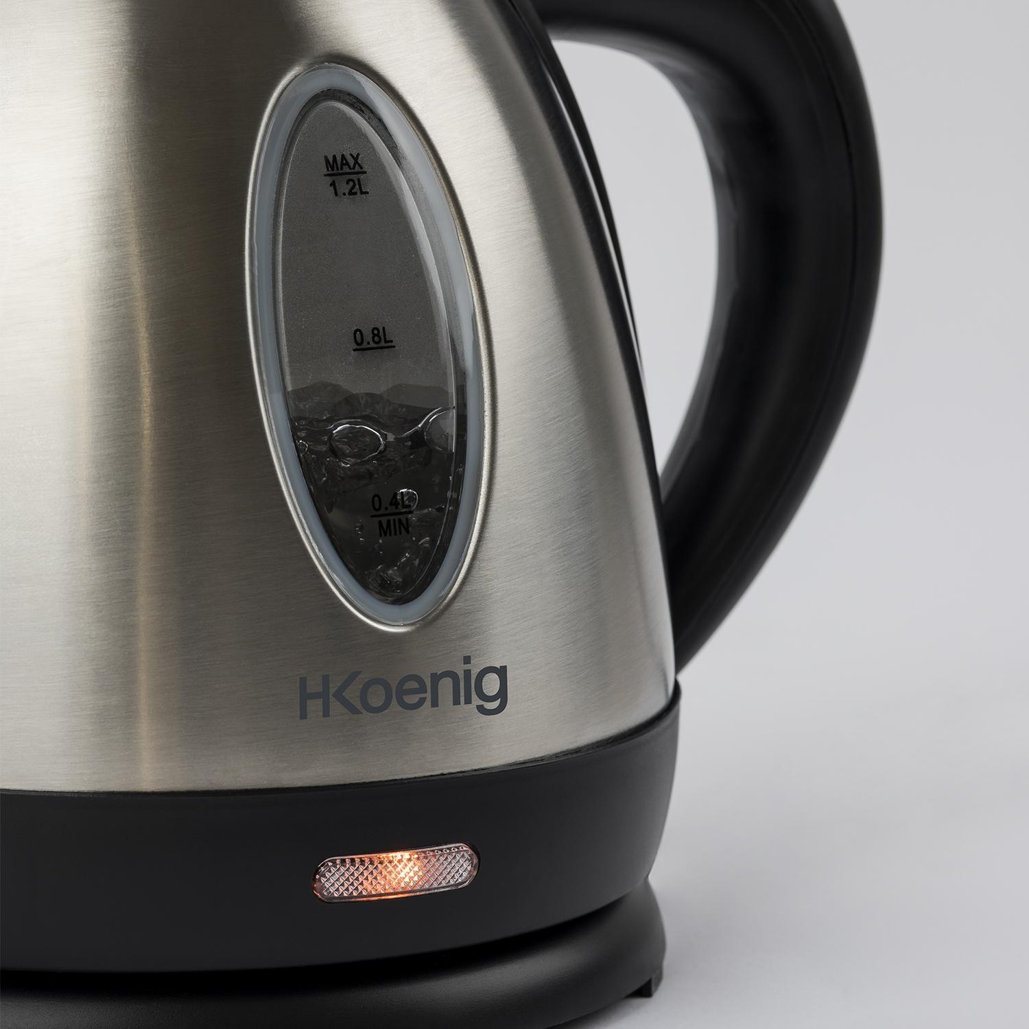 Fierbator electric H.Koenig, BO12, indicatror luminos, 1.2 l, kettle ...