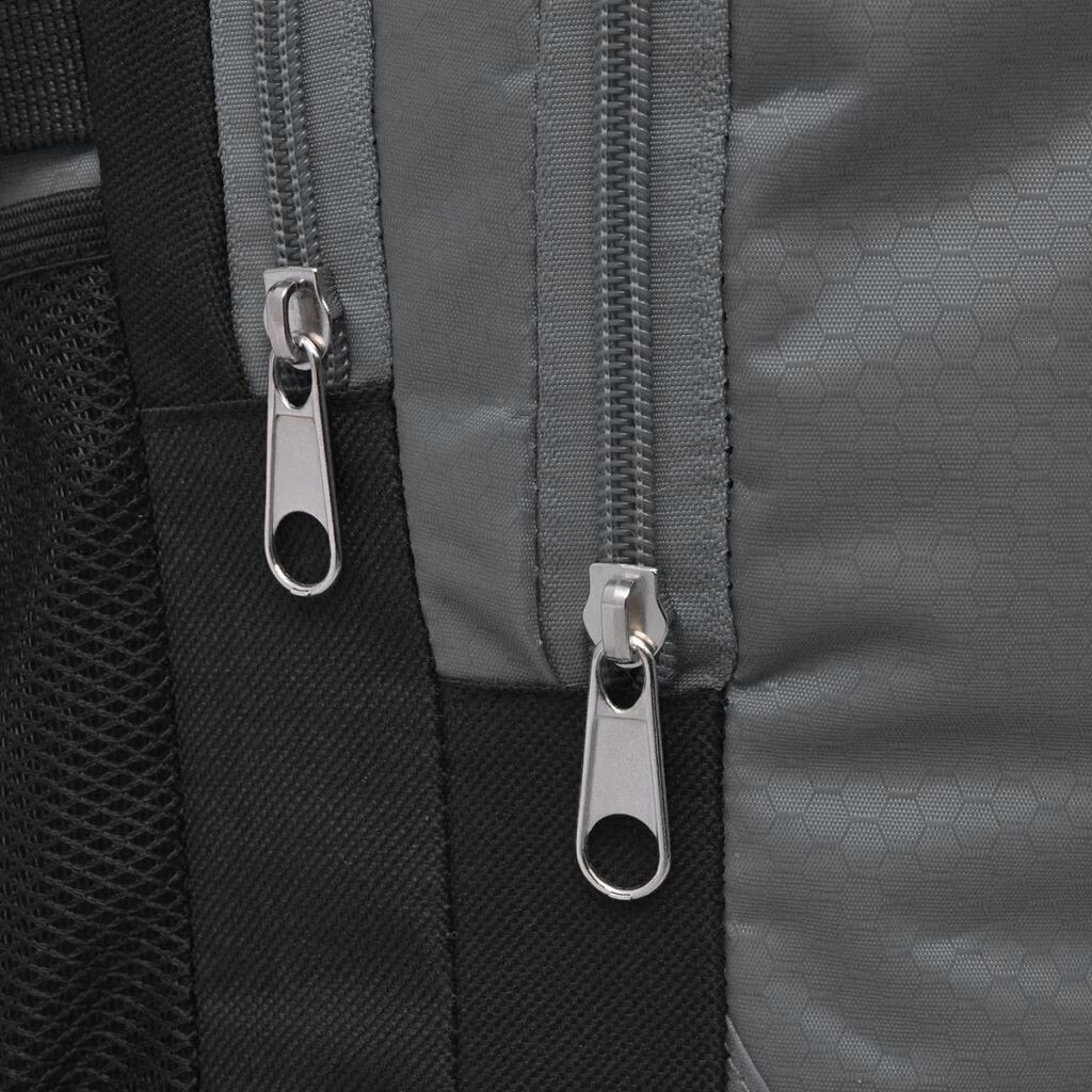 Rucsac vidaXL, Tesatura, Gri - eMAG.ro