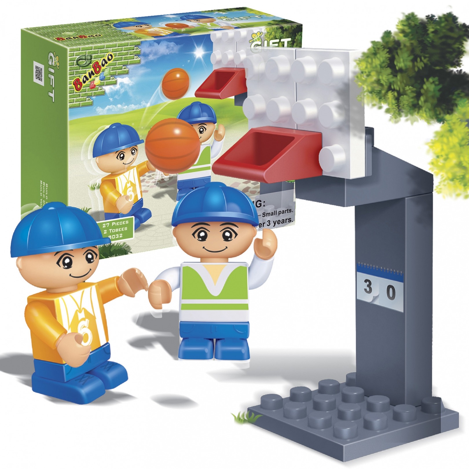 Set constructie Joc baschet, BanBao - eMAG.ro