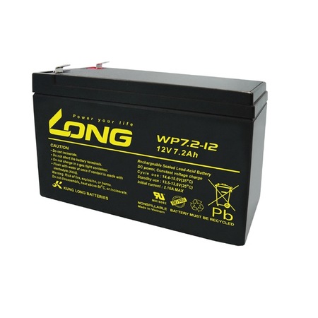 Оловна акумулаторна батерия Long WP7.2-12, 12V 7.2Ah - eMAG.bg