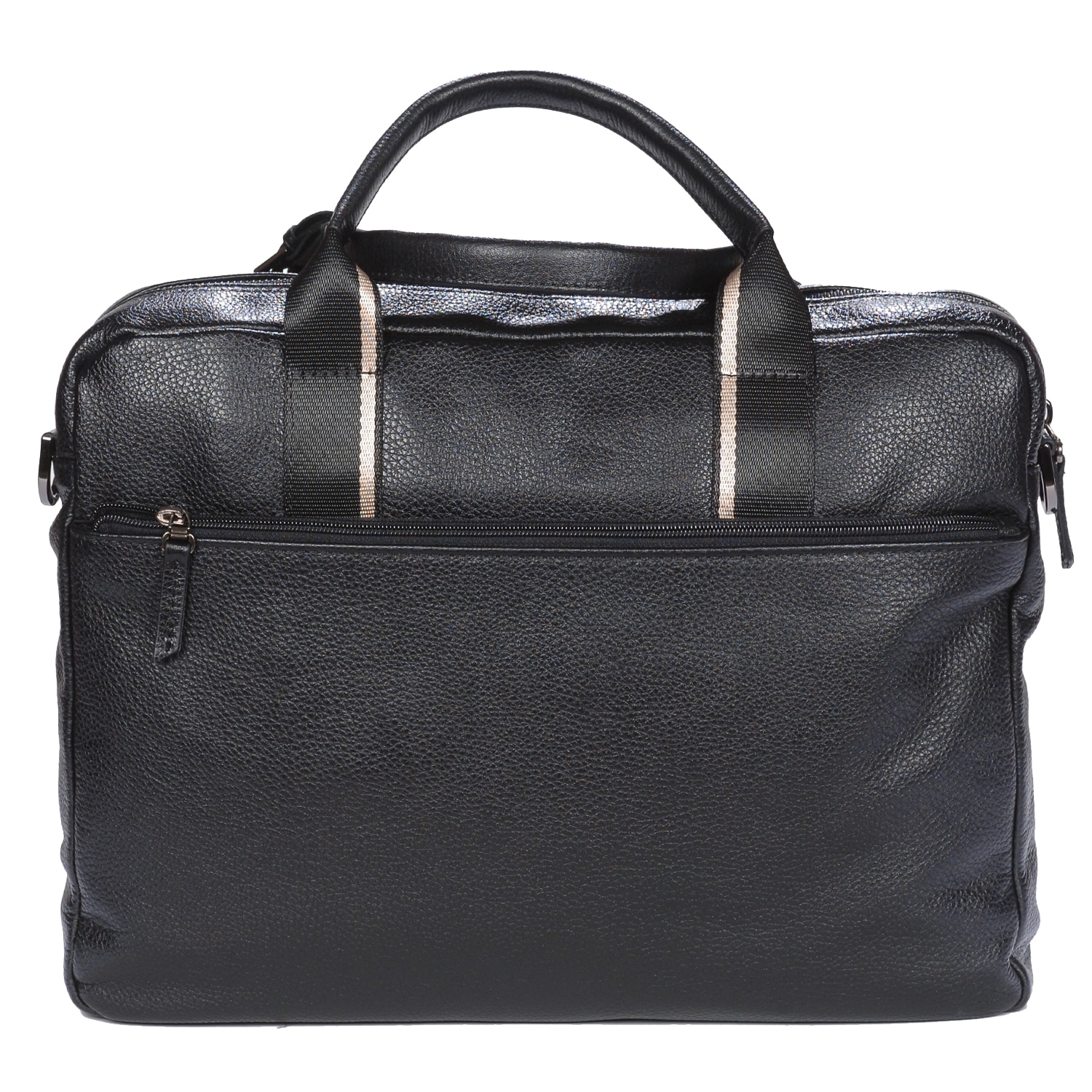 Geanta de acte din piele neagra model unisex 1300, MAGAZINULDEGENTI ...