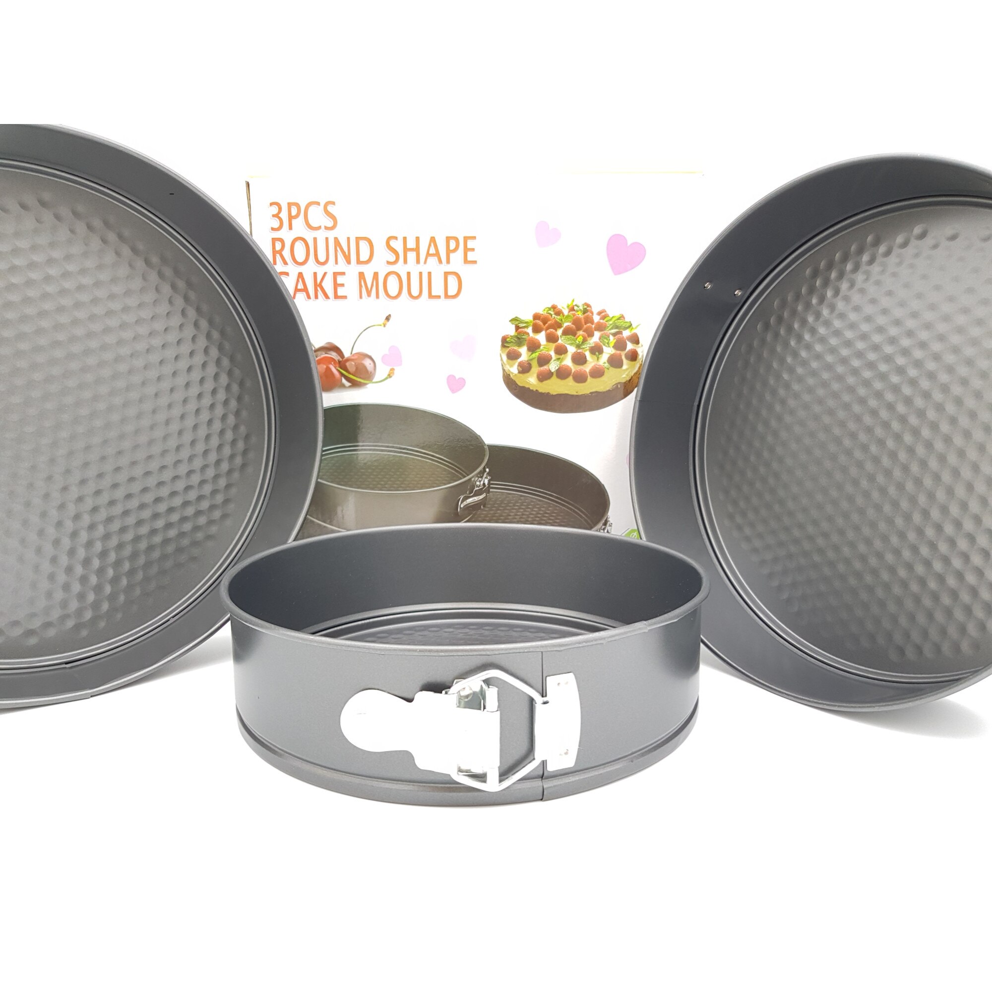 Set 3 forme prajituri/tort 24 ,26 ,28 cm - eMAG.ro
