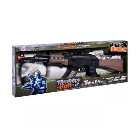 Pusca Kalashnikov din plastic cu sunete,61cm - eMAG.ro