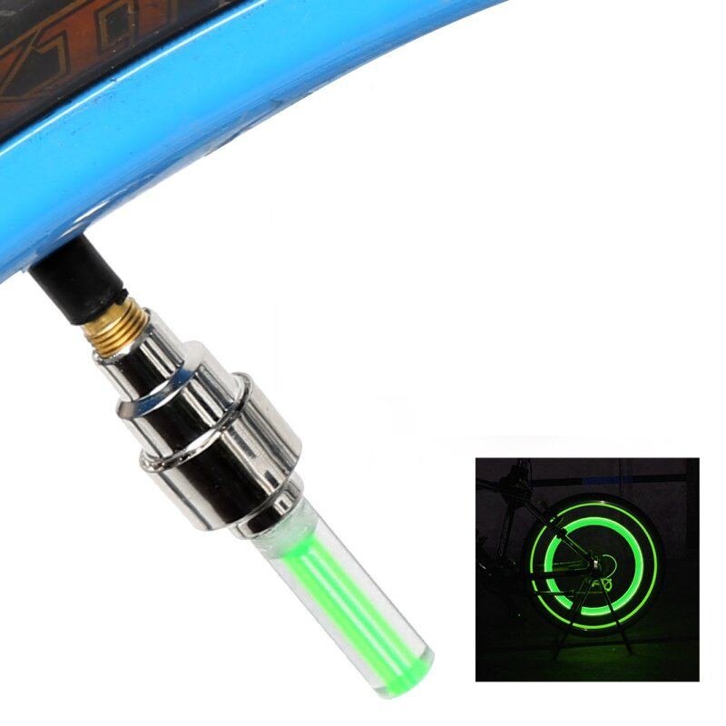 GlowMania szelepsapkára rögzíthető látványos világítás, aqua, 1 pár ...