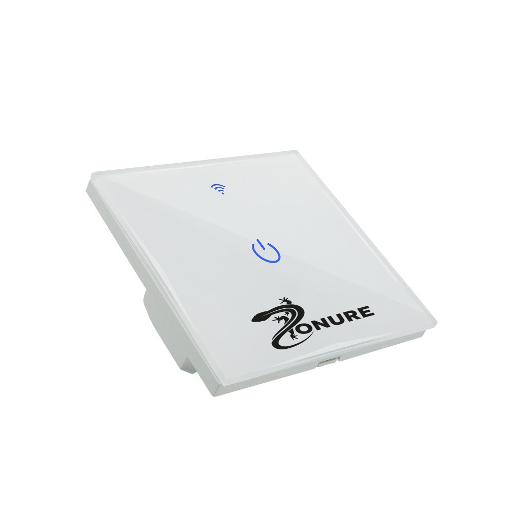 Intrerupator inteligent wireless Zonure 10A 600W cu led, touchpanel ...