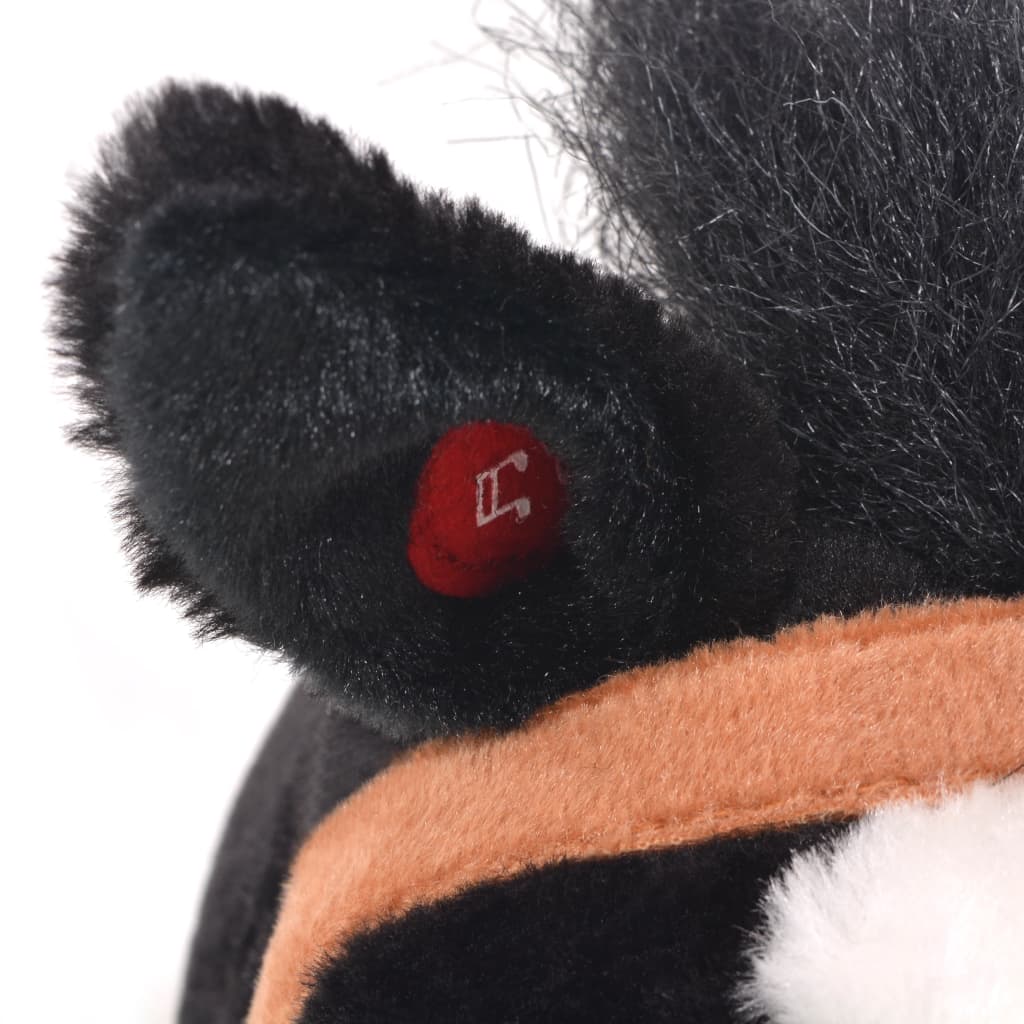 Cal de jucarie din plus, vidaXL, Negru, 64 x 60 cm - eMAG.ro