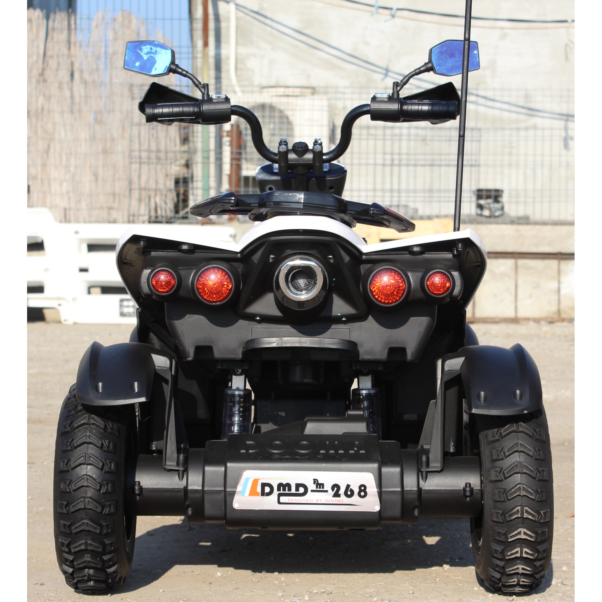 ATV Dooma Quad 12V, Eva Tyre, USB, ALB - eMAG.ro