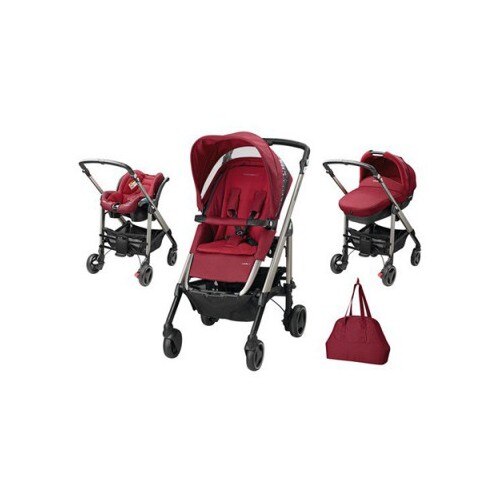 Carucior copii Bebe Confort Stroller Trio Loola Excel 3 in 1 Robin Red ...