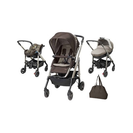Carucior copii Bebe Confort Stroller Trio Loola Excel 3 in 1 Earth ...