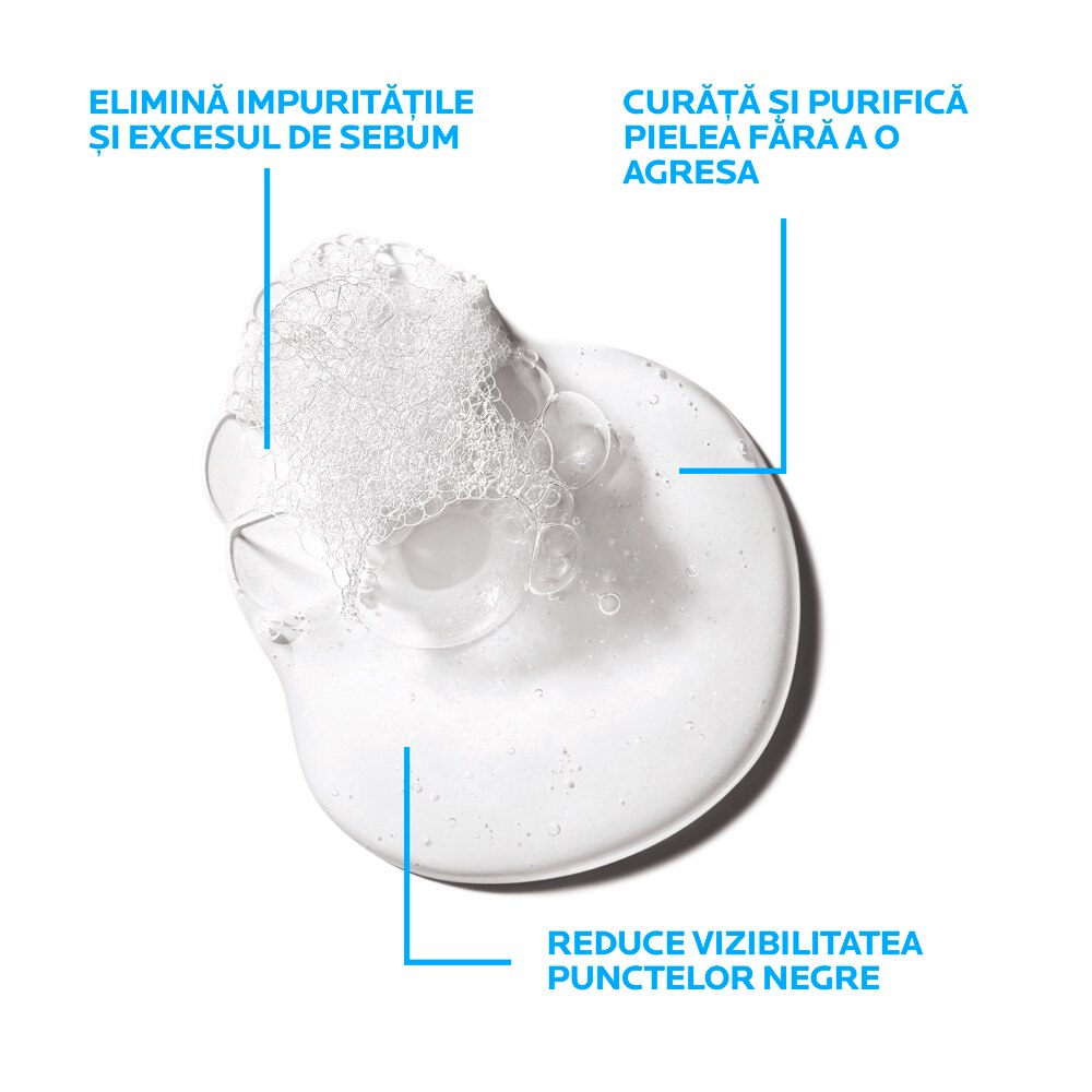 Gel spumant de curatare purifiant La Roche-Posay Effaclar +M pentru ...