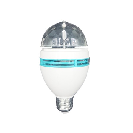 Bec LED rotativ, Joc de lumini, Rotund, Alb - eMAG.ro