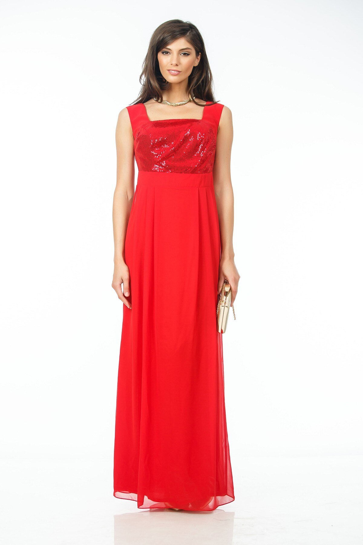 Rochie model SLE191, Rosu Sense, 38 - eMAG.ro