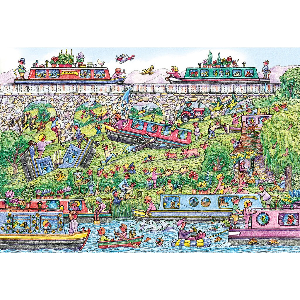 Puzzle Gibsons - Armand Foster: A Narrow Escape, 500 piese (51991 ...