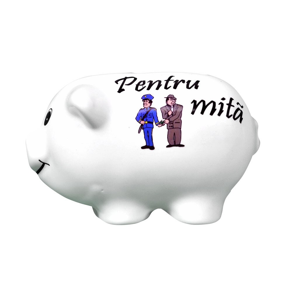 Pusculita Porcusor Alb - Pentru Mita - 11x6x6 CM - eMAG.ro