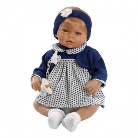 Papusa blonda cu bendita bleumarin Gucca - eMAG.ro